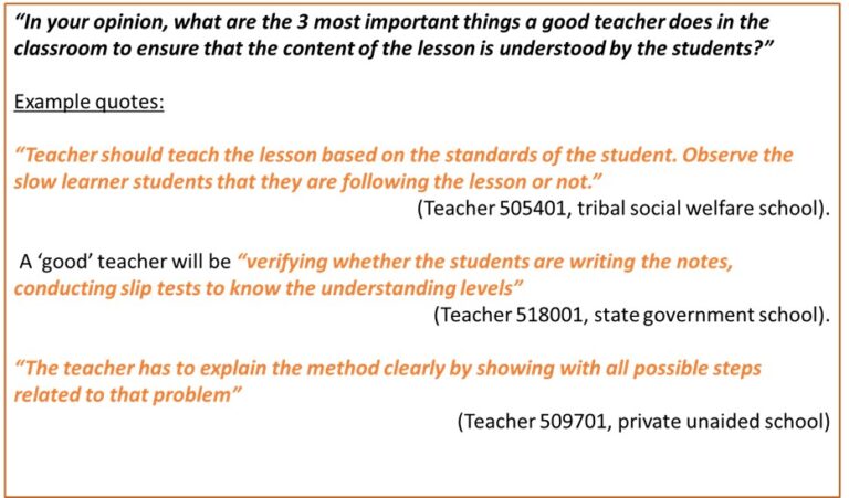 What does an ‘effective’ teacher look like? Factors associated with ...